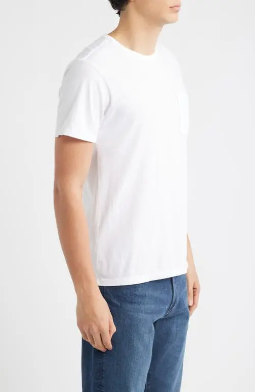Ag Nick Cotton Pocket T-shirt - White
