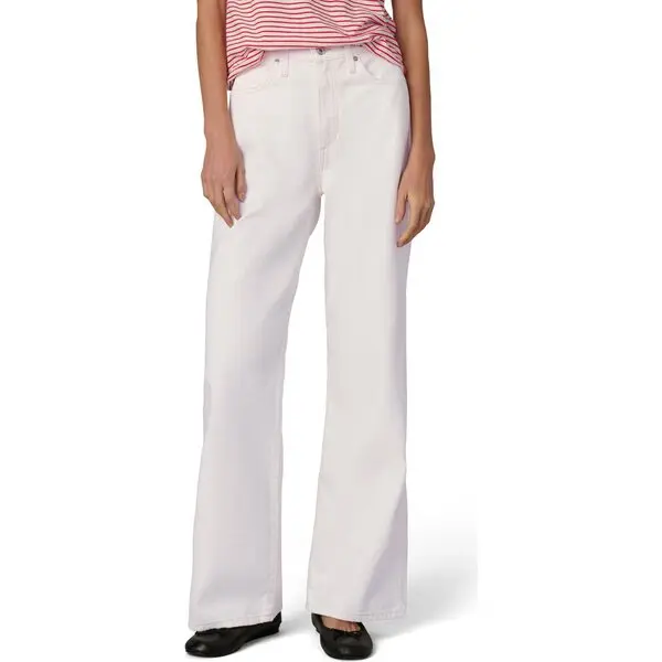 Joe's Jeans The Harlowe High Waist Wide Leg Jeans - Milk