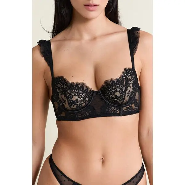 ETAM Infini N° 9 Bustier Underwire Bra - Black