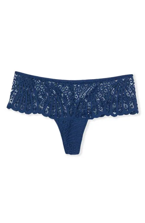 ETAM Etreinte Embroidered Panties - Navy