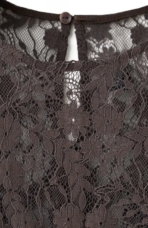 Mango Avenue Lace Midi Dress