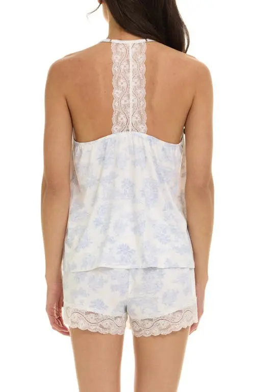 Flora Nikrooz Eloise Floral Short Pajamas - Light Blue