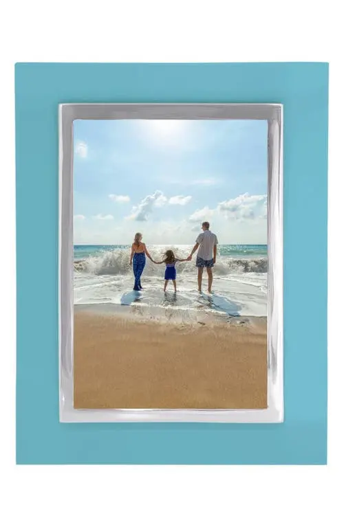 MARIPOSA Bordered 5 X 7-inch Picture Frame - Teal