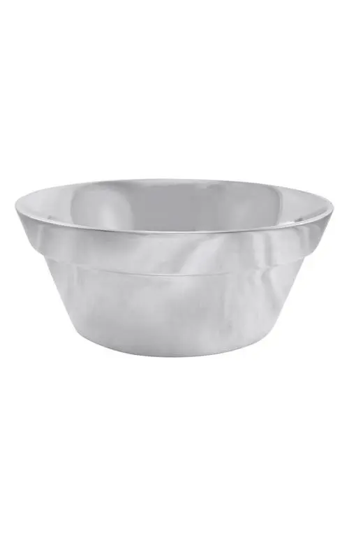 MARIPOSA Flower Pot Salad Bowl - Silver