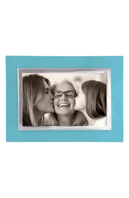 MARIPOSA Bordered 4 X 6-inch Picture Frame - Teal