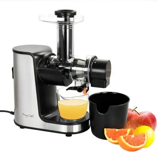 MEGACHEF Slow Juicer Machine - Grey