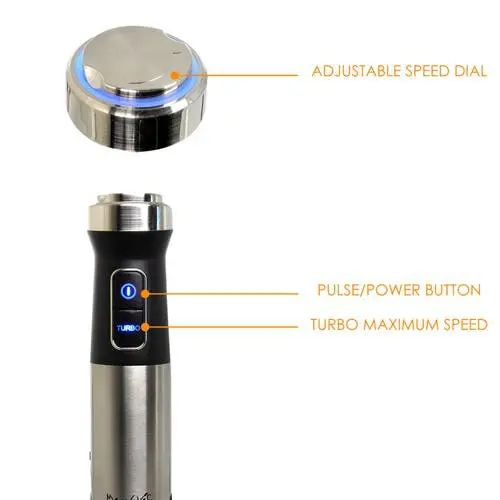 MEGACHEF 4 In 1 Multipurpose Immersion Hand Blender