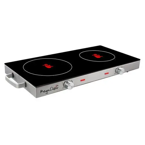 MEGACHEF Ceramic Infrared Double Electric Cooktop