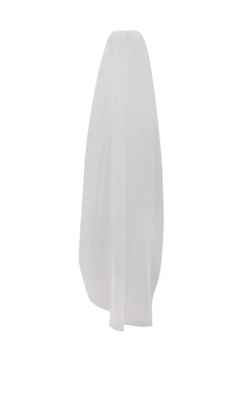 MISS CIRCLE NEW YORK Fingertip Wedding Veil - White