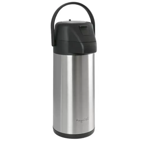 MEGACHEF 3.17 Quart Stainless Steel Vacuum Body Pump Cap Air Pot