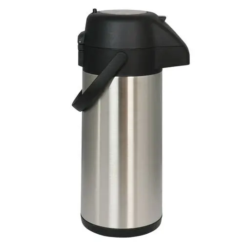 MEGACHEF 3.17 Quart Stainless Steel Vacuum Body Pump Cap Air Pot