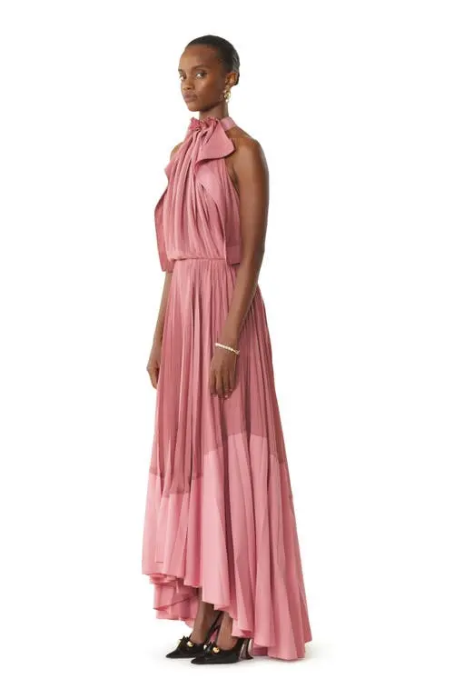 LANVIN Pleated Long Dress - Pink