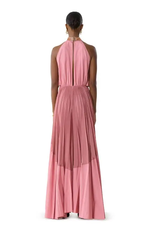 LANVIN Pleated Long Dress - Pink