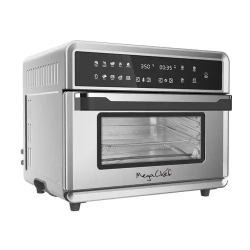 MEGACHEF 10 In 1 Electronic Multifunction 360 Degree Hot Air Technology Countertop Oven