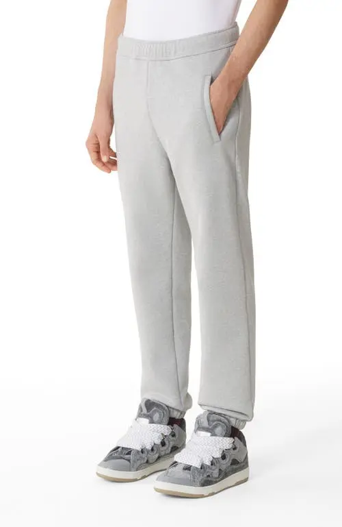 LANVIN Fleece Jogging Pants With Embroidered Logo