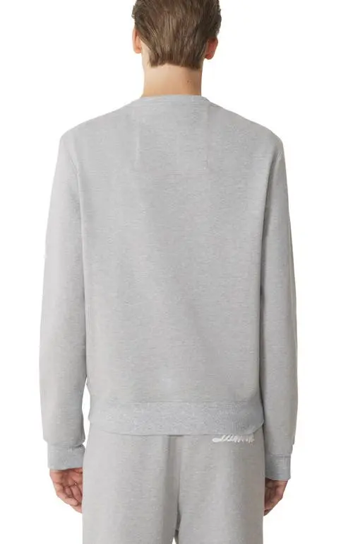 LANVIN Ribbon Logo Sweatshirt - Heather Grey