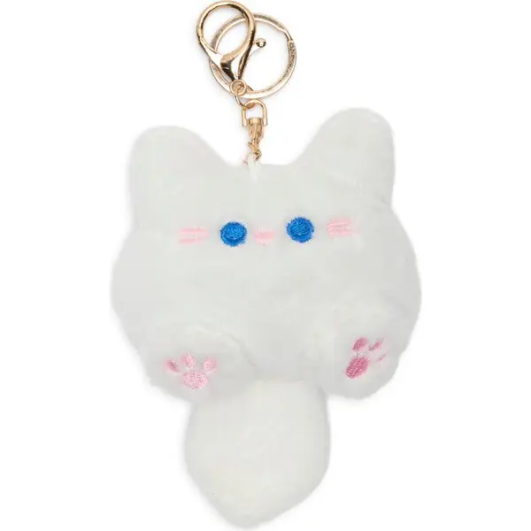 Bp. Kitty Plush Bag Charm - White Multi