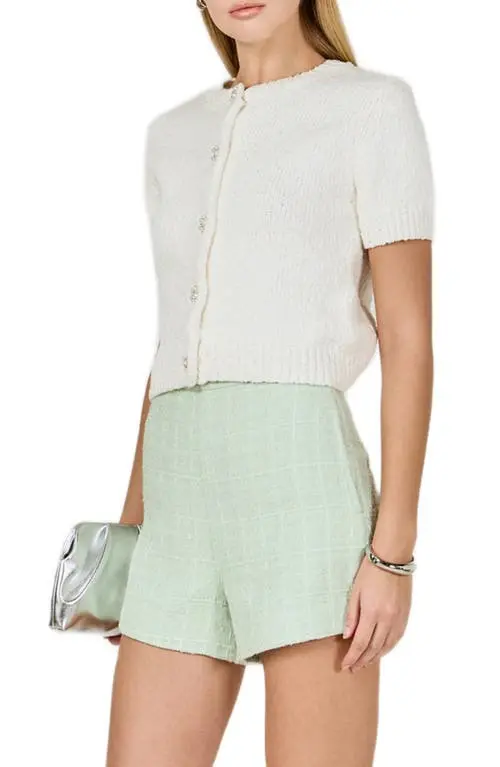 Endless Rose Scalloped Short Sleeve Cardigan