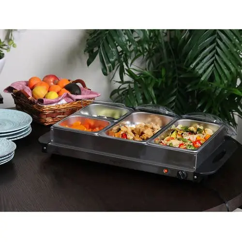 MEGACHEF Buffet Server & Food Warmer