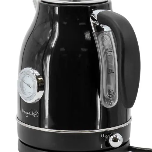 MEGACHEF 1.8 Quart Electric Tea Kettle And 2 Slice Toaster Combo