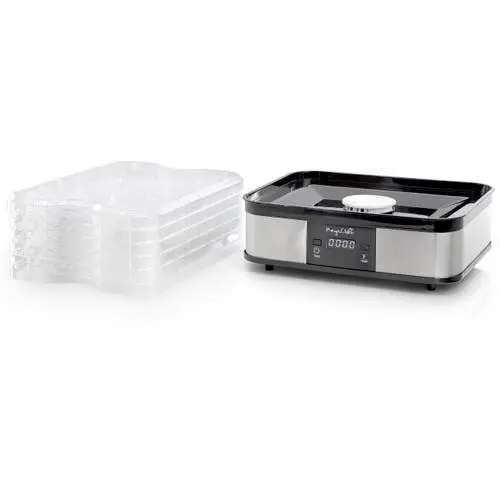 MEGACHEF 5 Tray Food Dehydrator With Timer And Temperature Control