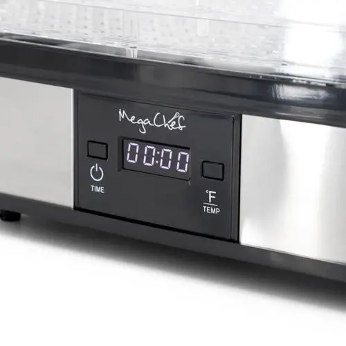 MEGACHEF 5 Tray Food Dehydrator With Timer And Temperature Control