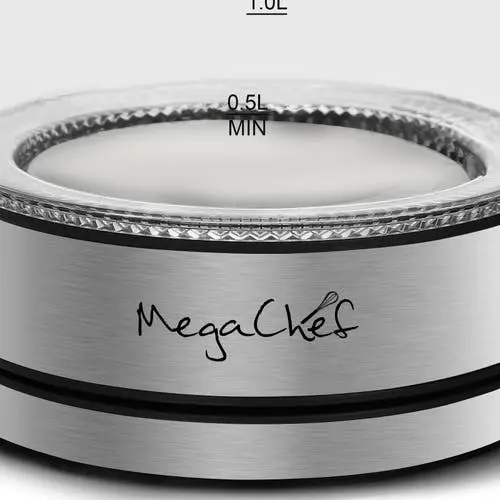MEGACHEF 1.9 Quart Cordless Glass And Stainless Steel Electric Tea Kettle With Tea Infuser