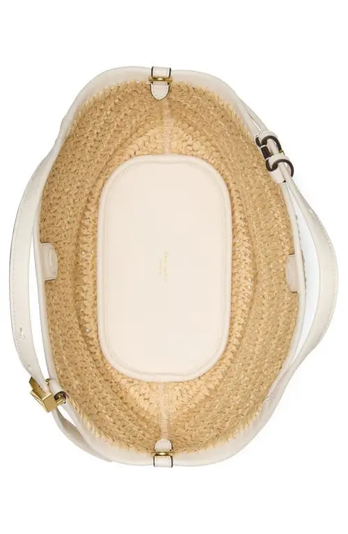 Kate Spade New York Deco Straw Small Tulip Tote