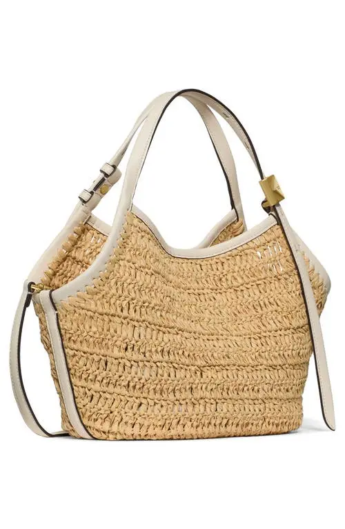 Kate Spade New York Deco Straw Small Tulip Tote