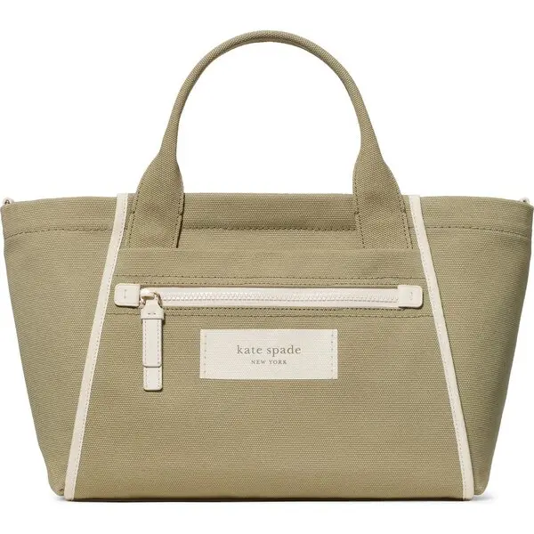 Kate Spade New York Dash Canvas Tote Bag - Dried Bay Leaf