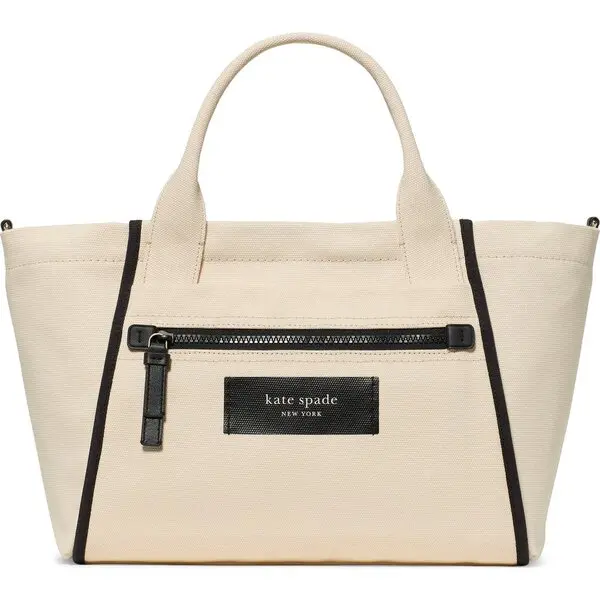 Kate Spade New York Dash Canvas Tote Bag - Natural