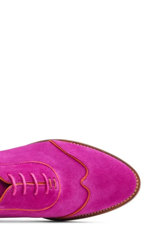 THE OFFICE OF US Mr. Evans Wingtip Oxford - Fuchsia