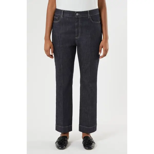 Marina Rinaldi Flared Cropped Jeans