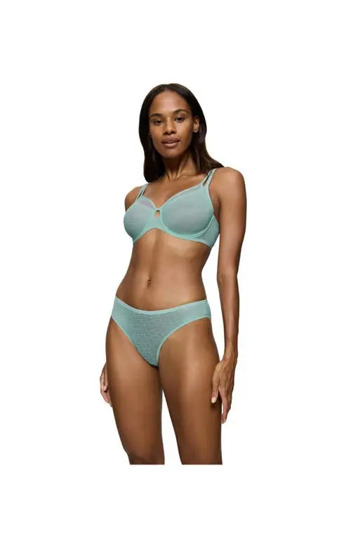 TRIUMPH Signature Sheer Tai Ex Brief - Misty Turquoise