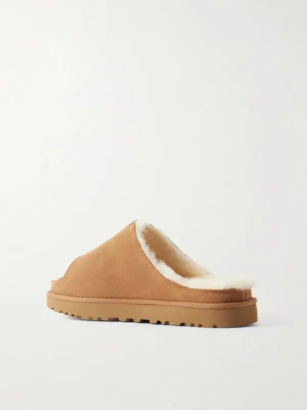 UGG Greenport Shearling Slides - Brown