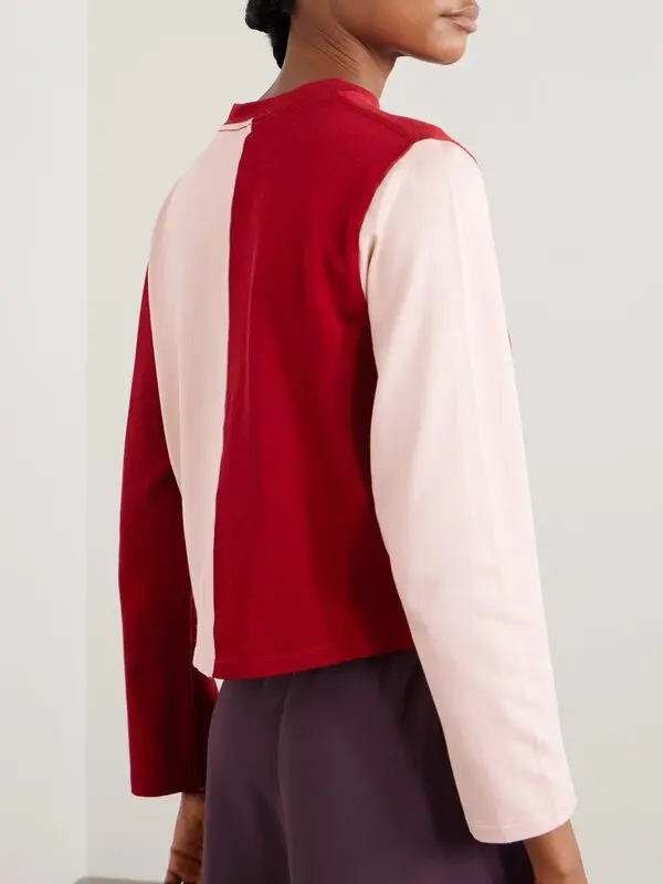 BODE Wonderland Embroidered Knitted Cardigan - Red