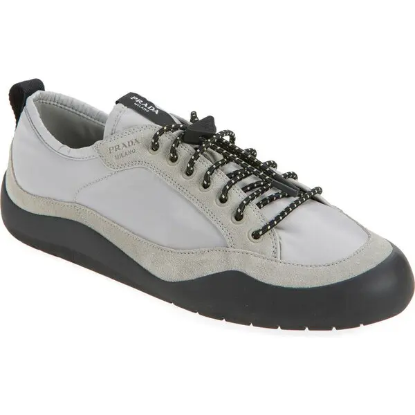 Prada Mixed Media Low Top Sneaker