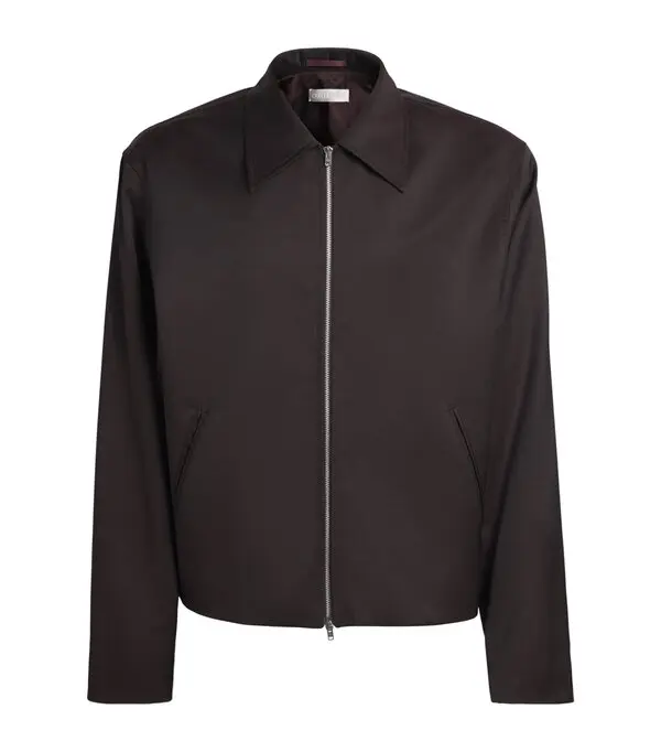 Our Legacy Virgin Wool Zip-up Jacket - Green