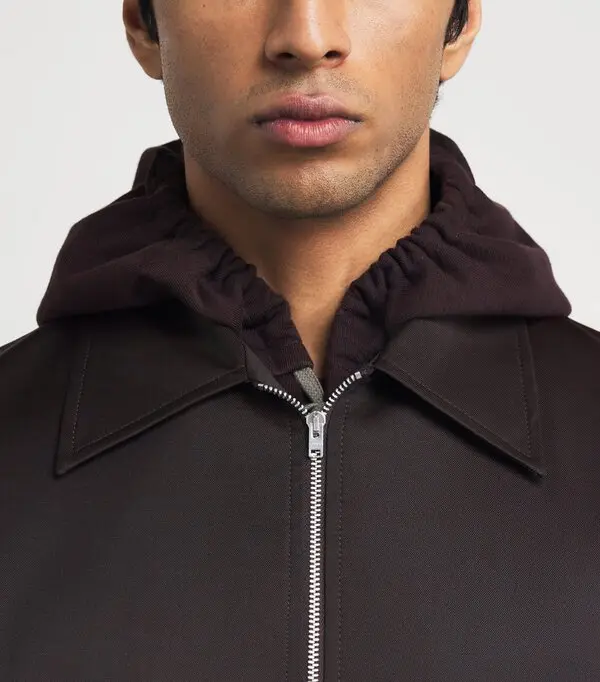 Our Legacy Virgin Wool Zip-up Jacket - Green