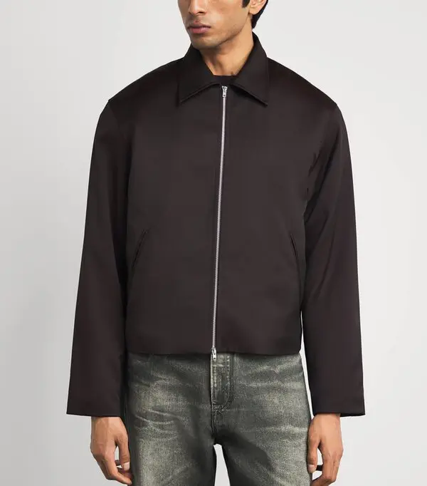 Our Legacy Virgin Wool Zip-up Jacket - Green