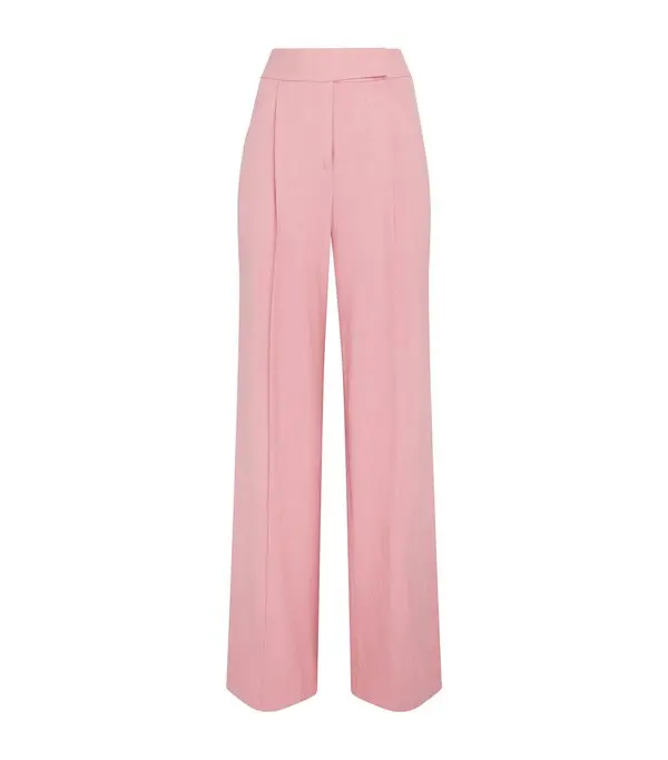 Veronica Beard Marbeau Wide-leg Trousers - Pink