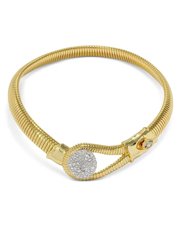 Alexis Bittar Solanales Crystal Pebble Collar Necklace - Crystals
