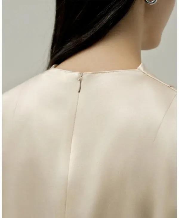 Lilysilk X Lydia Tomlinson Grace Top - Gravel Gold