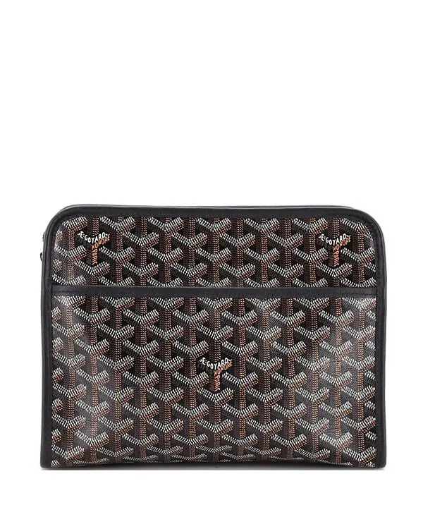 Goyard Mm Jouvence Toiletry Pouch Coated Canvas - Black