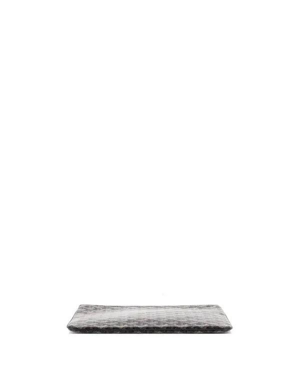 Goyard Mm Senat Zip Pouch Coated Canvas - Black