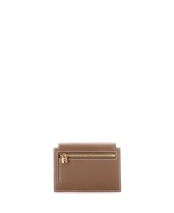 HERMES Kelly Pocket Compact Wallet Epsom