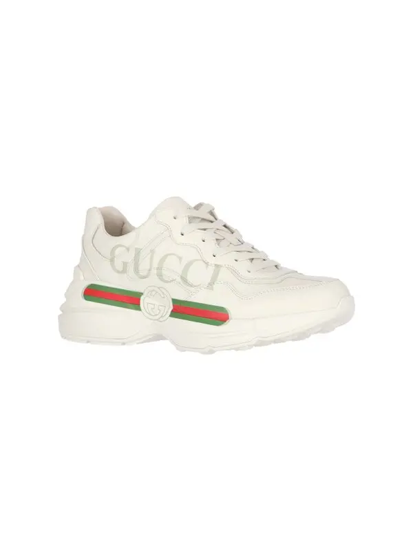Gucci Rhyton Sneakers - White