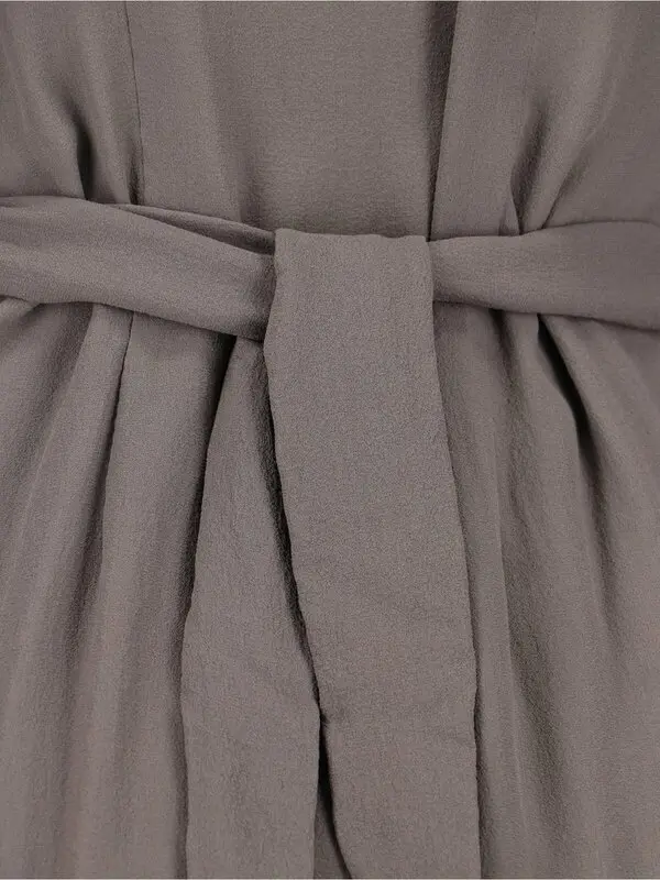 Rick Owens Maxi "wrapped" Dress - Brown