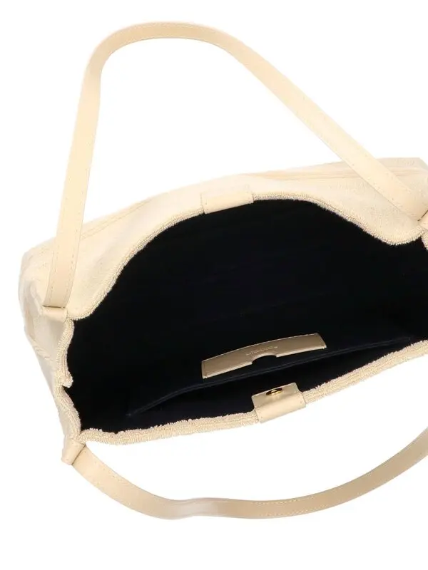 Balmain Release" Cotton Tote Bag - Beige