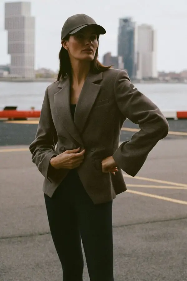 Alo Yoga Cinch Blazer Jacket - Olive Tree